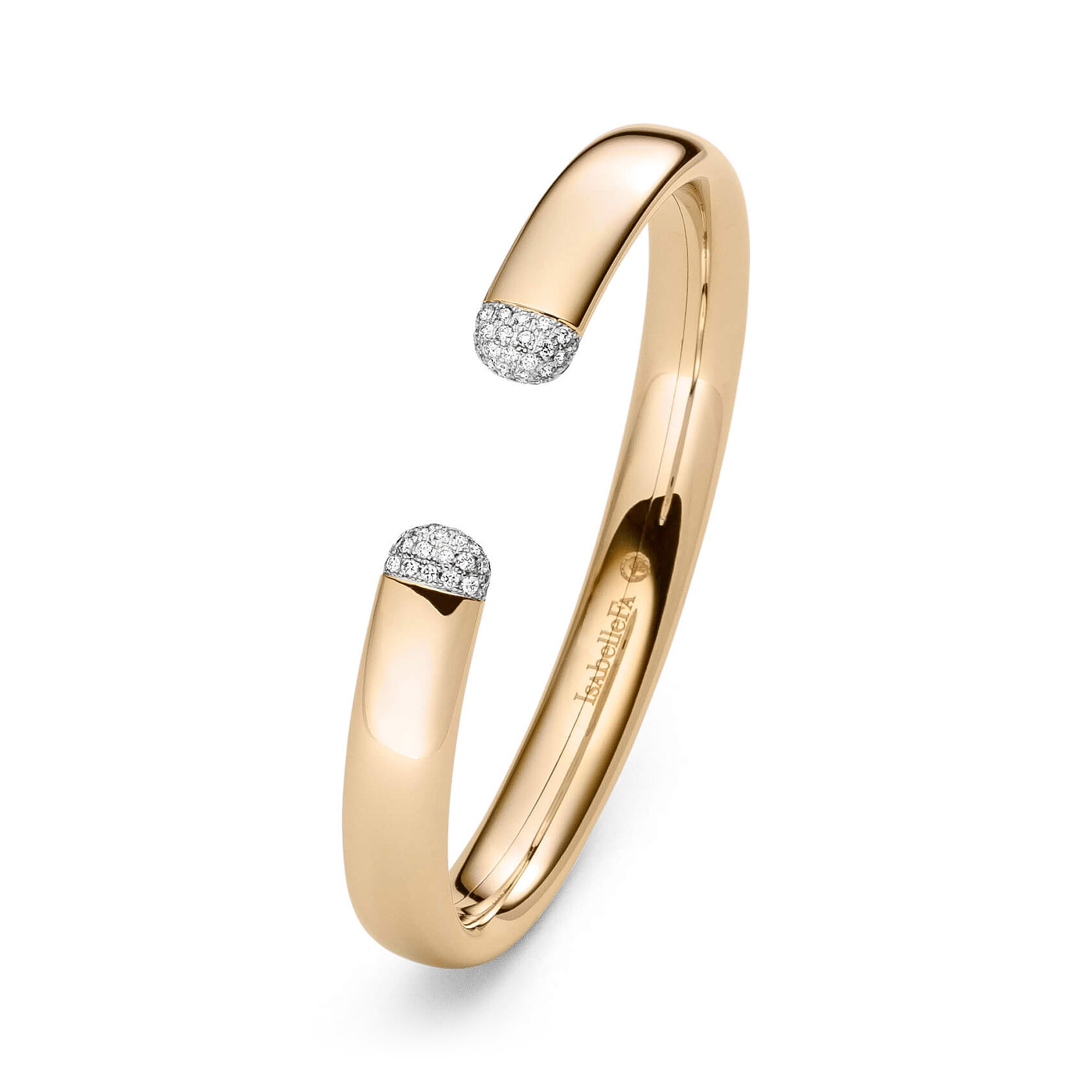 IsabelleFa Armspange "Flix.Flex Oval 11" Pavé - 02130-11-BR-59-ROS