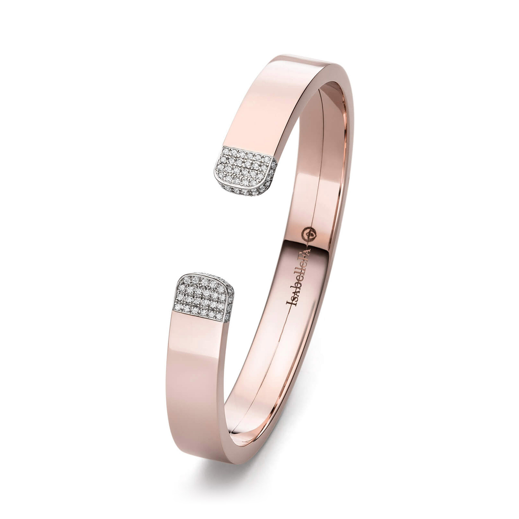 IsabelleFa Armspange "Flix.Flex Rechteckig 9" Pavé - 02131-09-BR-59-RR